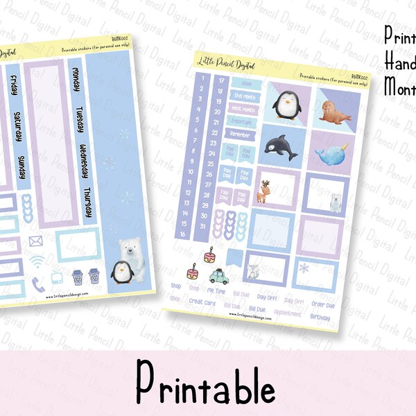 Planner Sticker Kit - Etsy