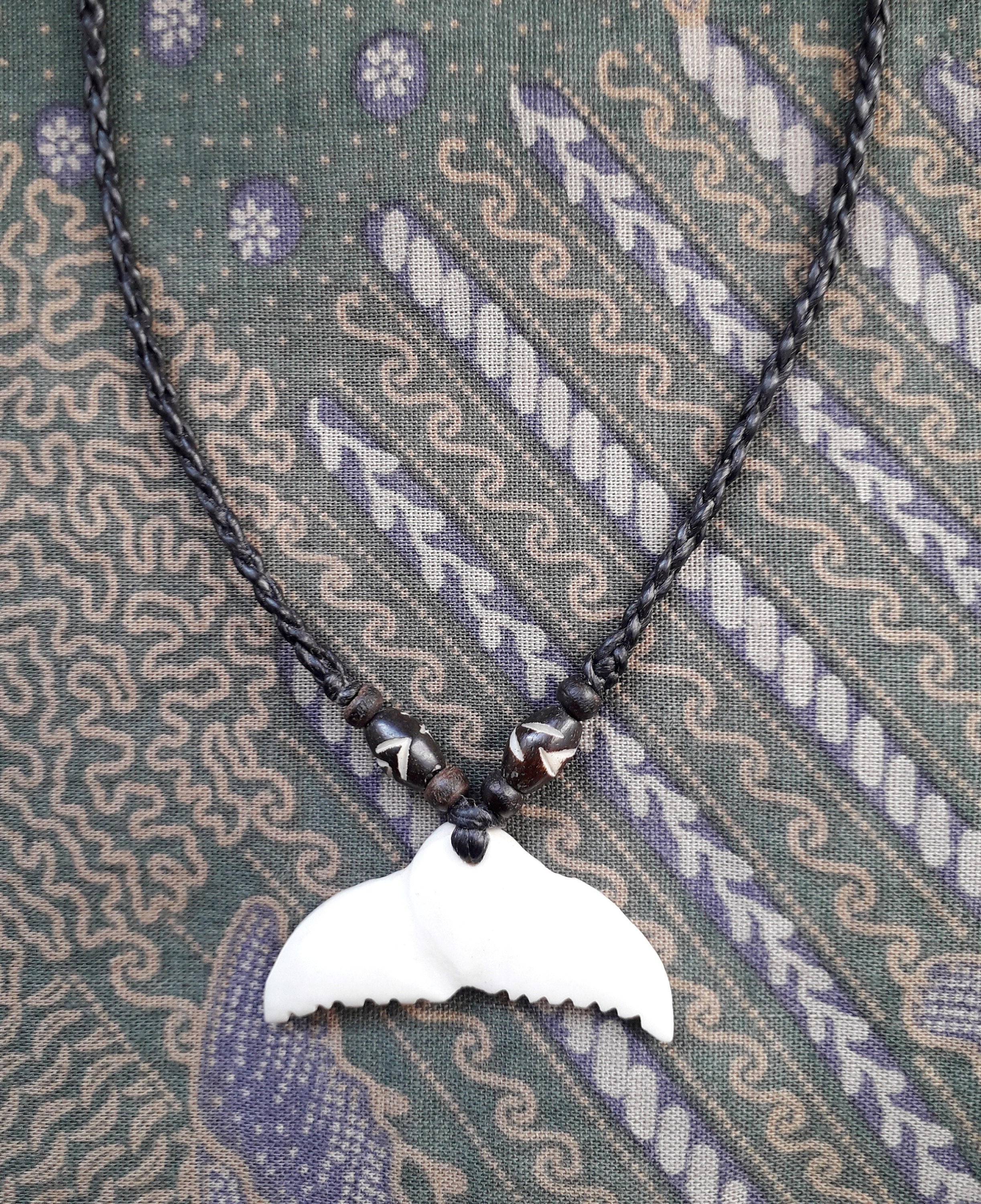 Maori Necklace MURI PARAOA, Whale Tail, Talisman, Pacific Crafts, Man ...