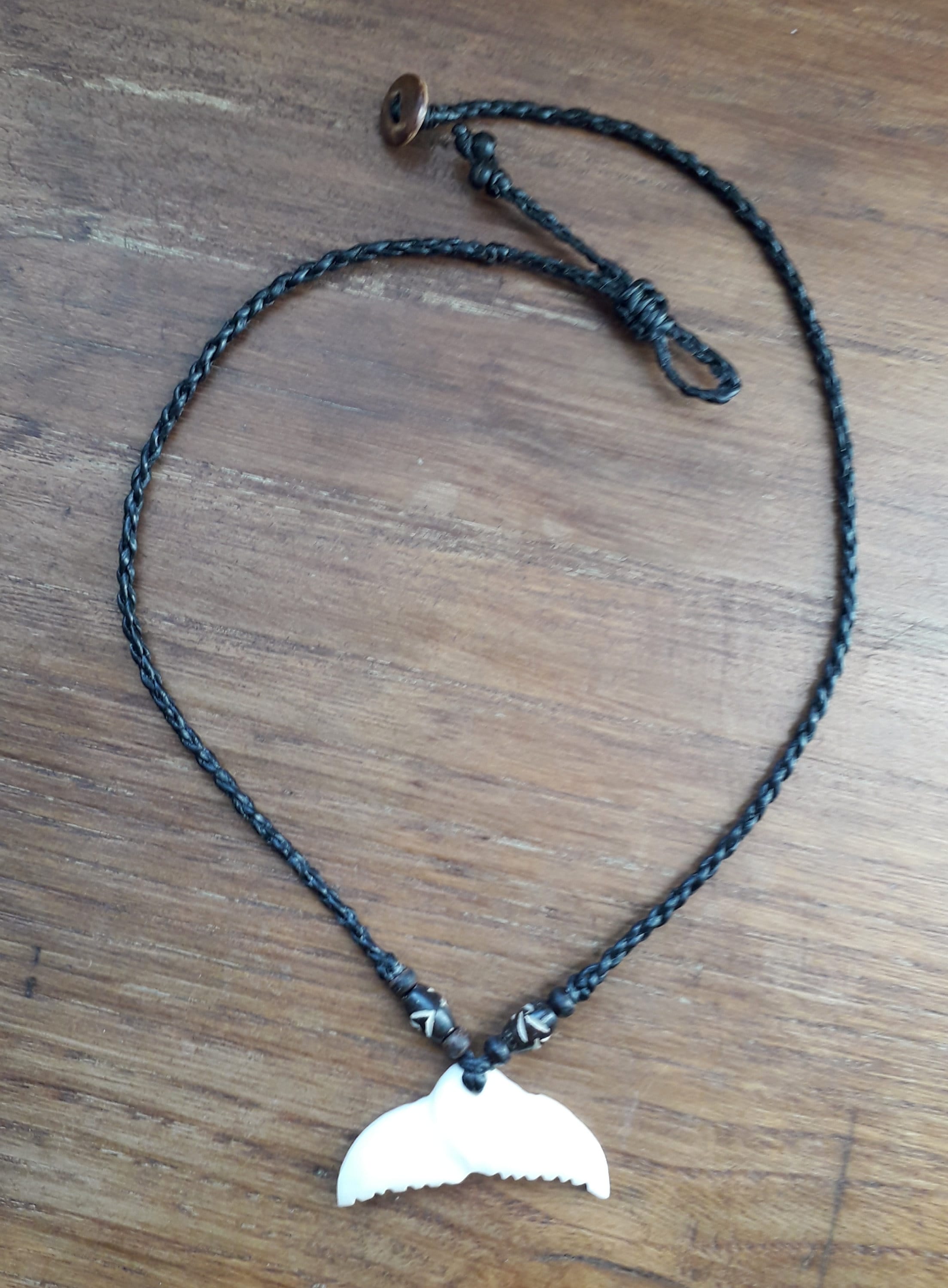 Maori Necklace MURI PARAOA, Whale Tail, Talisman, Pacific Crafts, Man ...