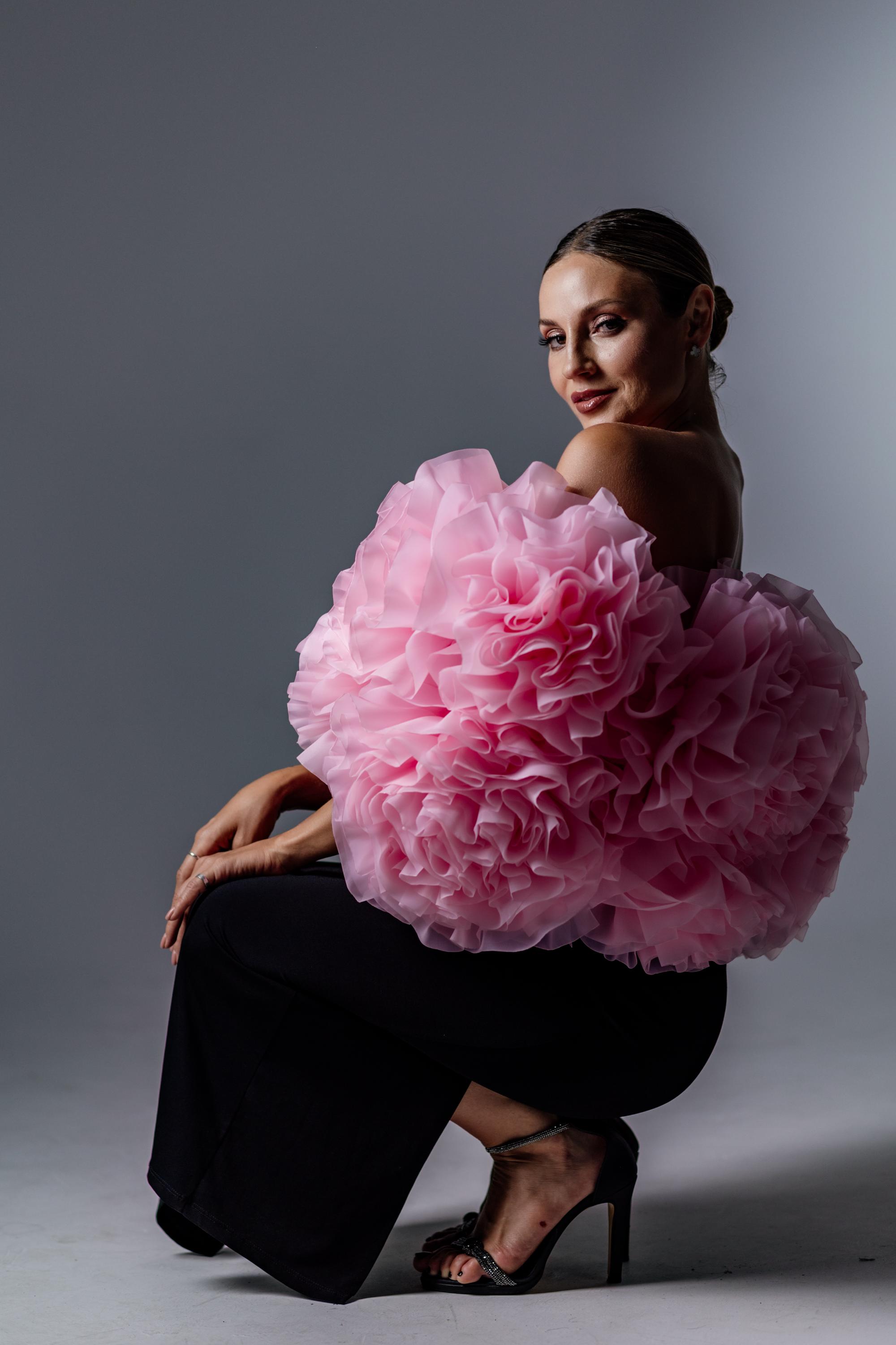 3D Floral Wedding Bolero Shrug: Custom Color Bridal Cover-up - Etsy