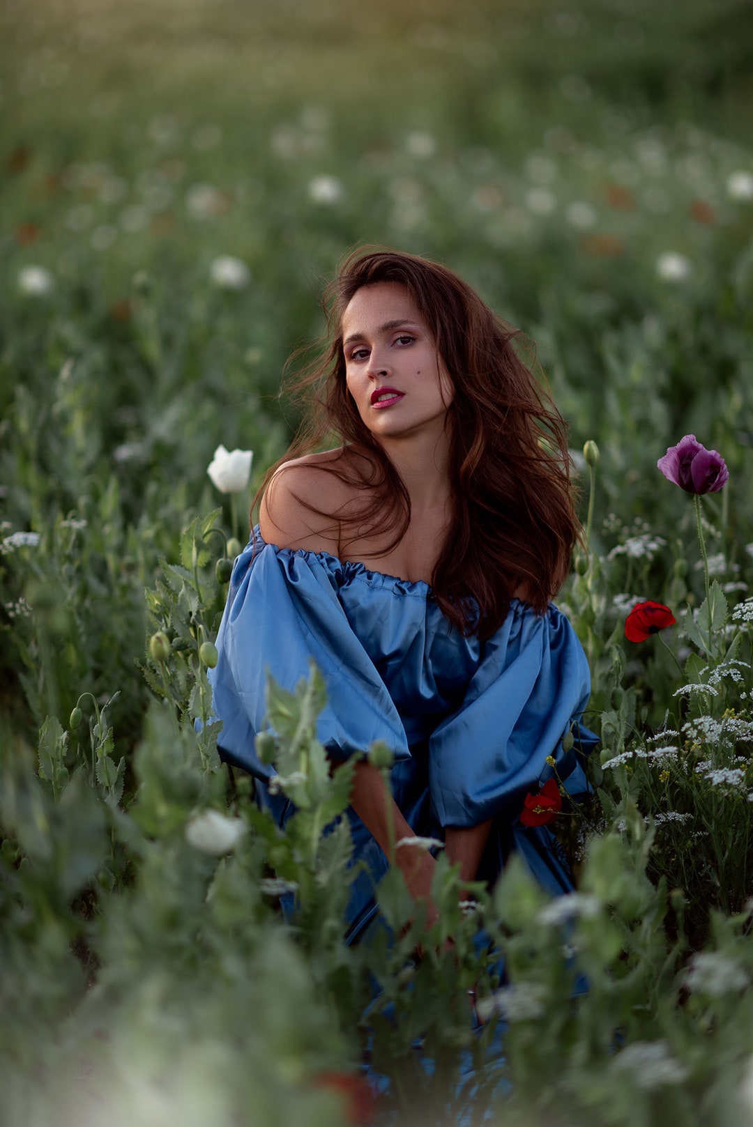 Emily Dress in Turkish Blue Color // Custom Color // Engagement Photo ...