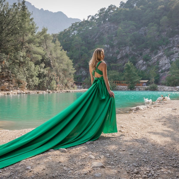 Green Infinity Dress - Etsy