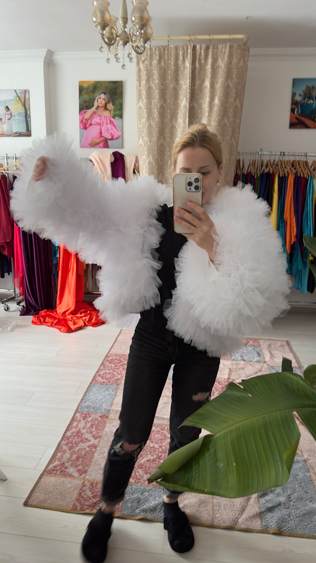 Andrea Crop Jacket in White Color 104 // Best Price With Excellent ...