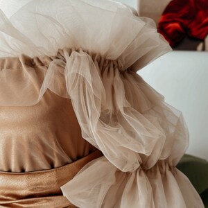 Ophelia Dress // Mokko Color Dress Custom Color Princess Prom Dress ...