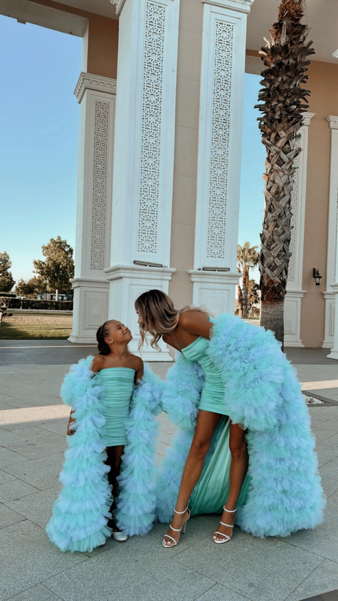 Andrea Coat Matched Mommy and Me Cape + Mini Dresses // Fast Shipping ...