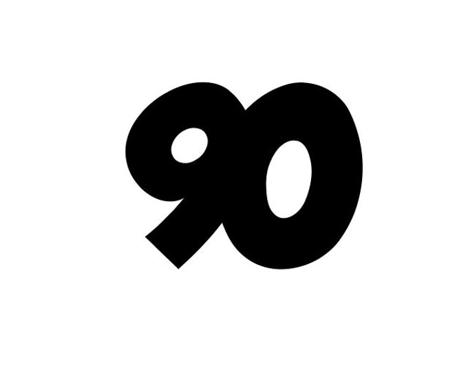 Ninety/ 90 Cookie Cutter - Etsy