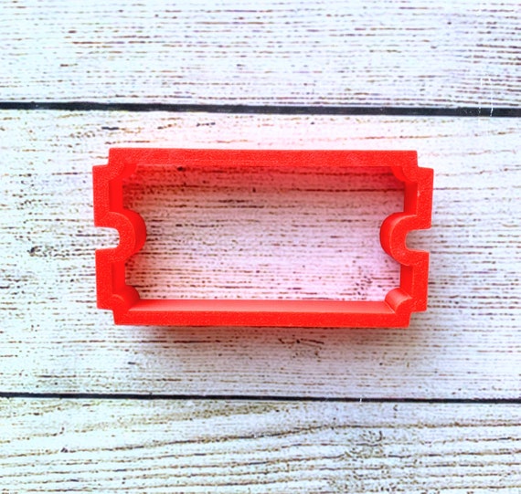 Ticket Stub Cookie Cutter/ticket Stub/movie Cookie | Etsy
