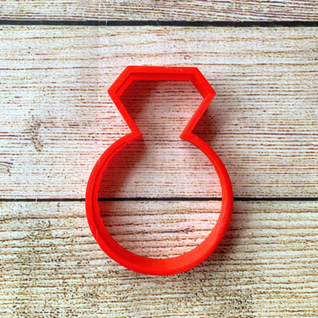 Ring Cookie Cutter/ Engagement Ring/ Engagement Ring Cookie Cutter ...