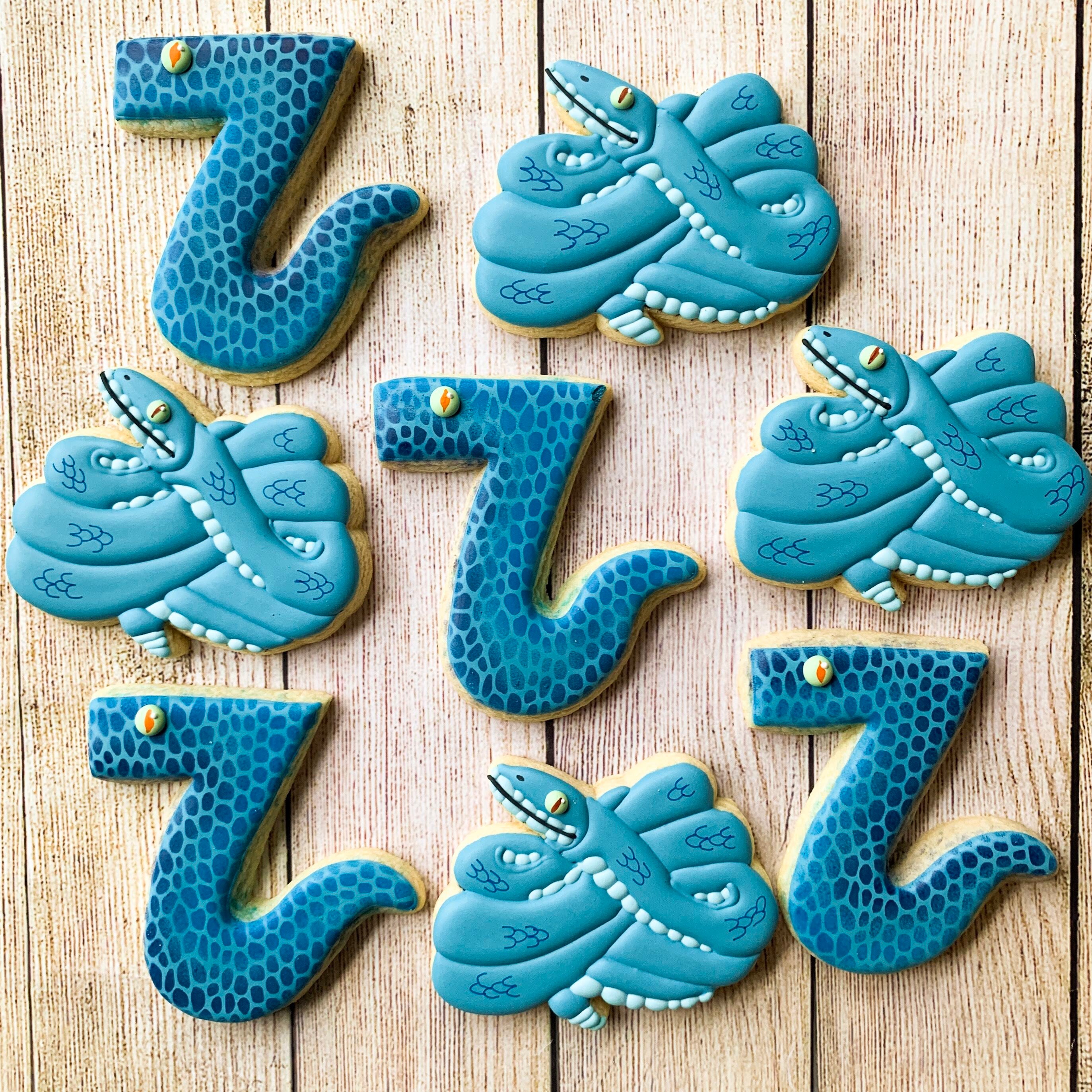 Number 7 Snake Cookie Cutter/number 7 Cookie Cutter/snake Cookie Cutter ...