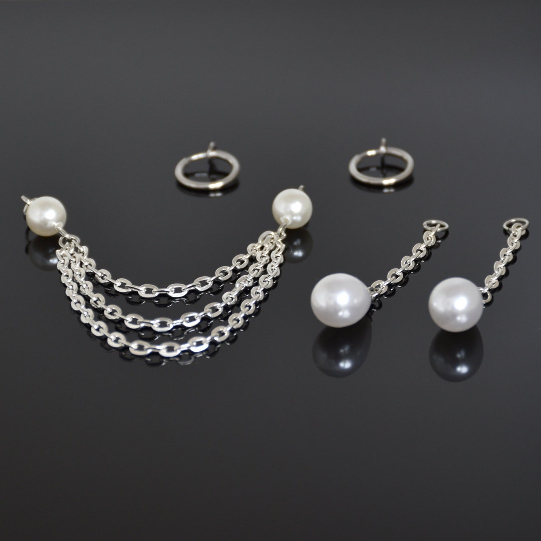 Labia Jewelry Non Piercing 3 in 1 for Woman, Vaginal Jewelry, Cliterous ...