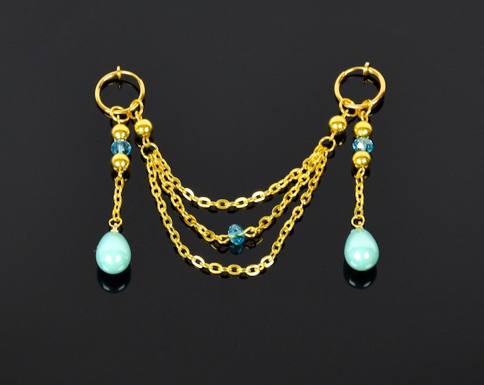 3 in 1 Clitoral Jewelry Non Piercing, Labia Jewelry, Vaginal Jewelry ...