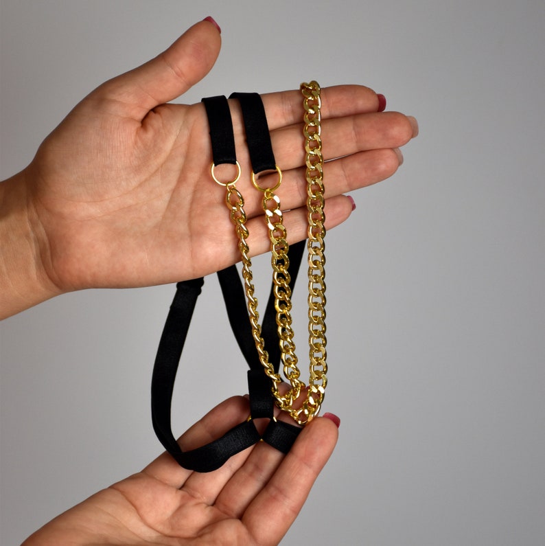 Micro Extreme String Bikini's and Bra With Chain - Etsy