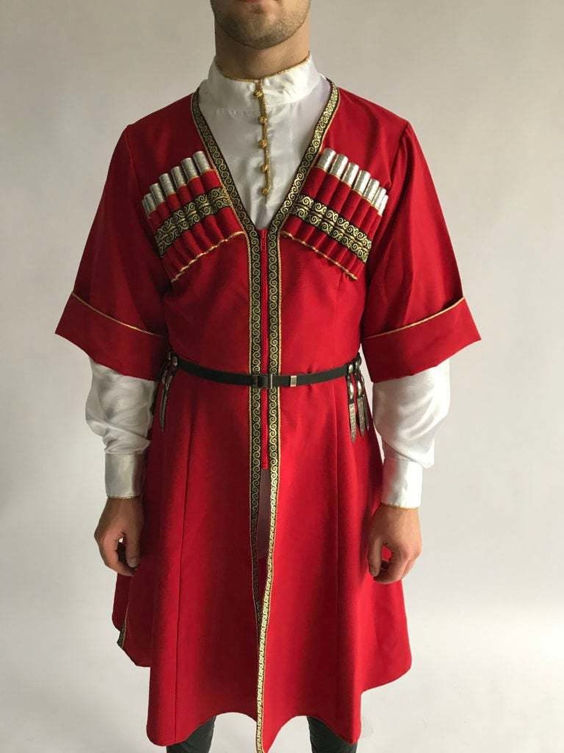 Georgian Clothing Circassian Cossack Chokha Folk Costume Dance | Etsy