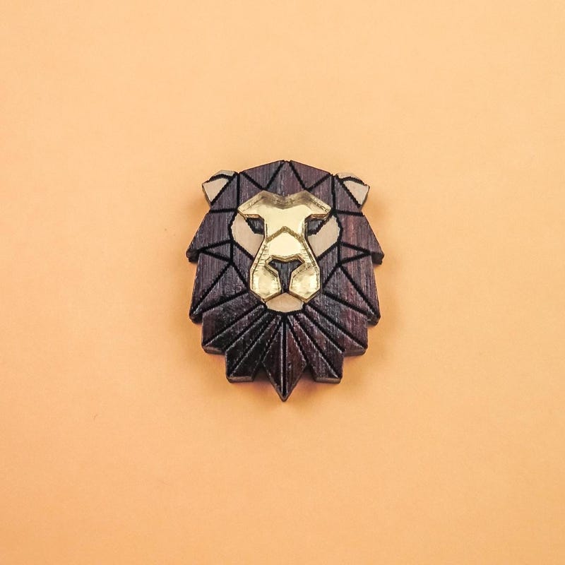 Lion Pins - Etsy