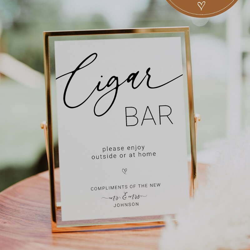 Cigar Bar Sign - Etsy