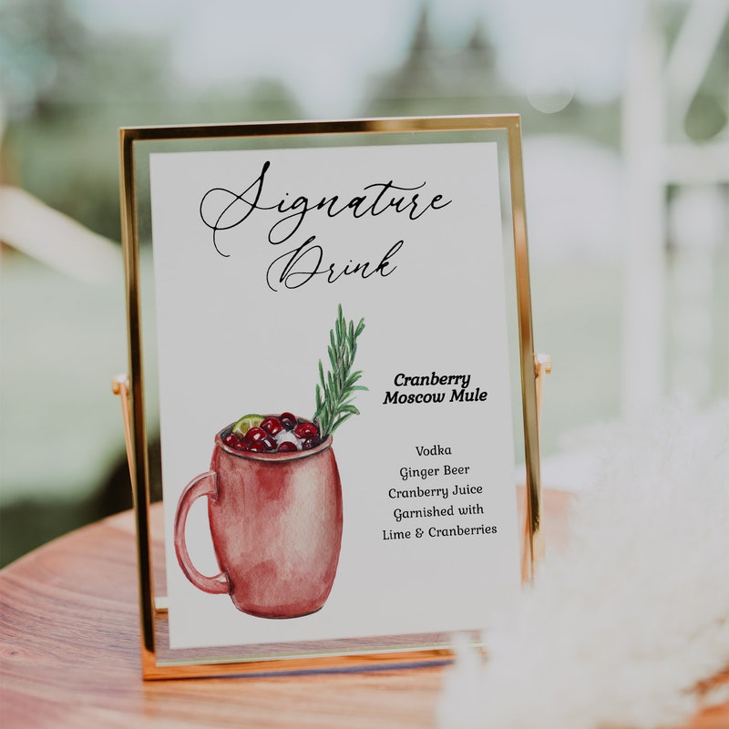 Drink Station Sign - Etsy