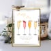 Bubbly Welcome Sign, Modern Wedding Drinks Bar Signage Printable ...