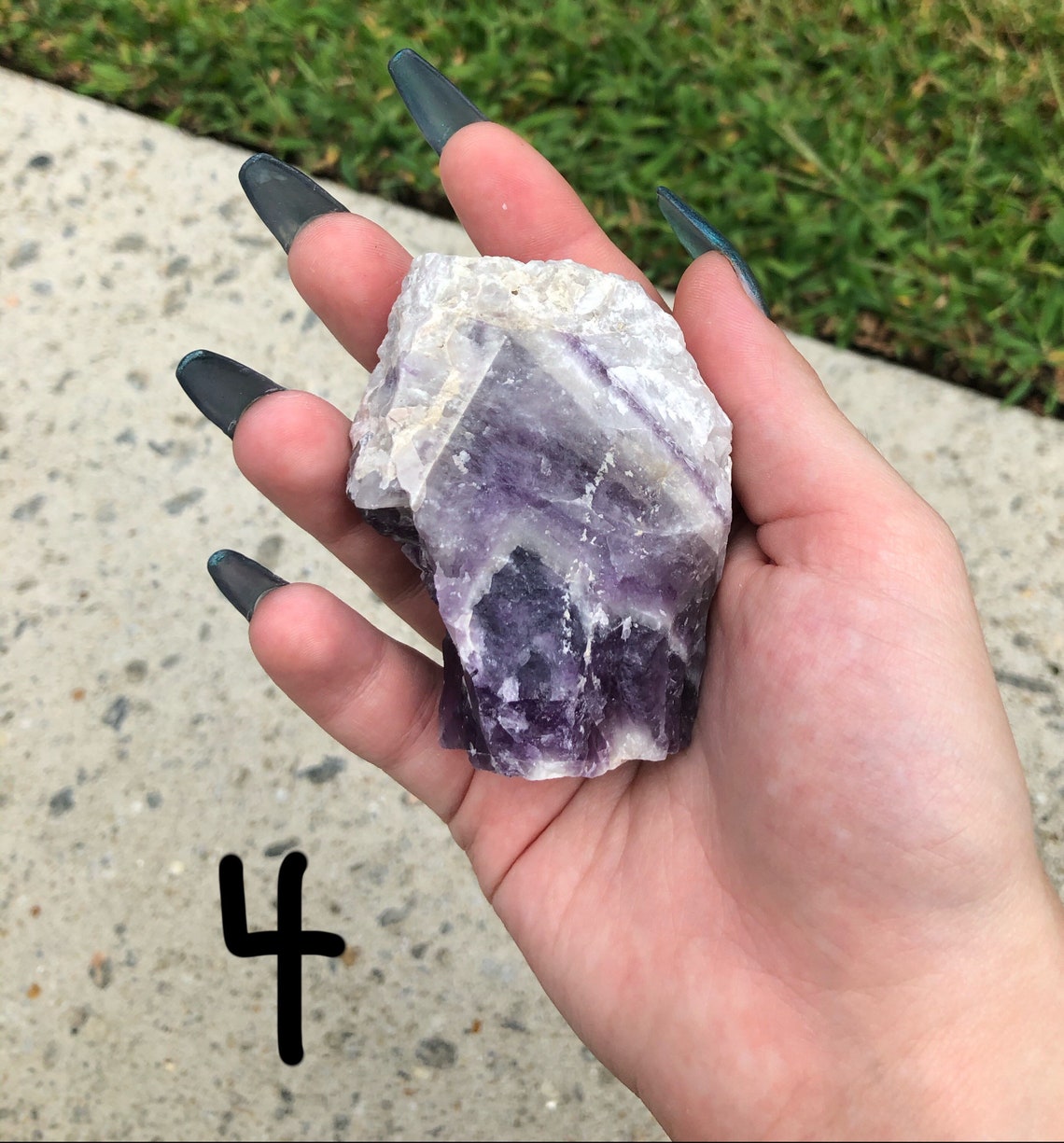 Raw Banded Amethyst Chevron Amethyst - Etsy