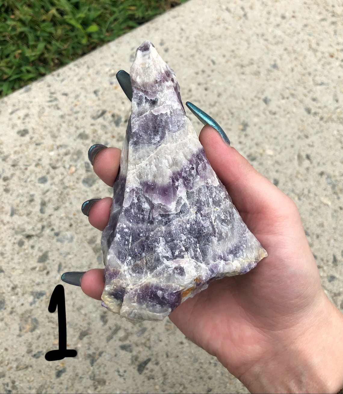 Raw Banded Amethyst Chevron Amethyst - Etsy