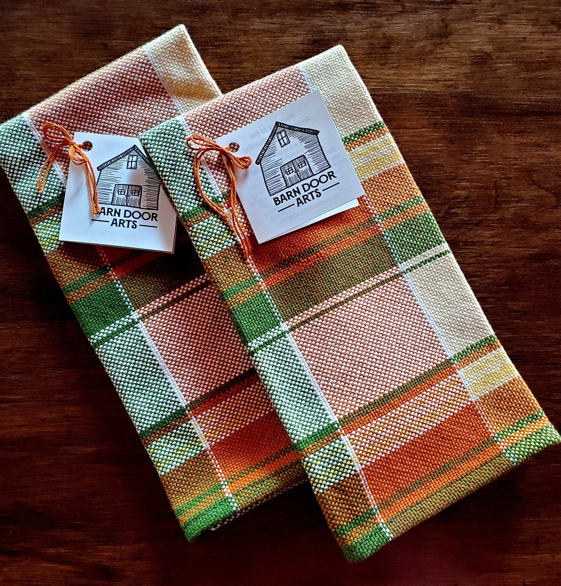Handwoven Rustic Tea Towels - Etsy