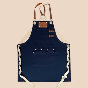 Custom Logo Apron for Men and Women With Personalized Embroidery Name ...