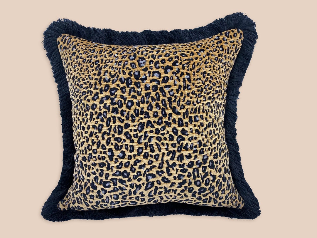 Add a Touch of the Wild to Your Home With This Leopard Velvet Throw ...