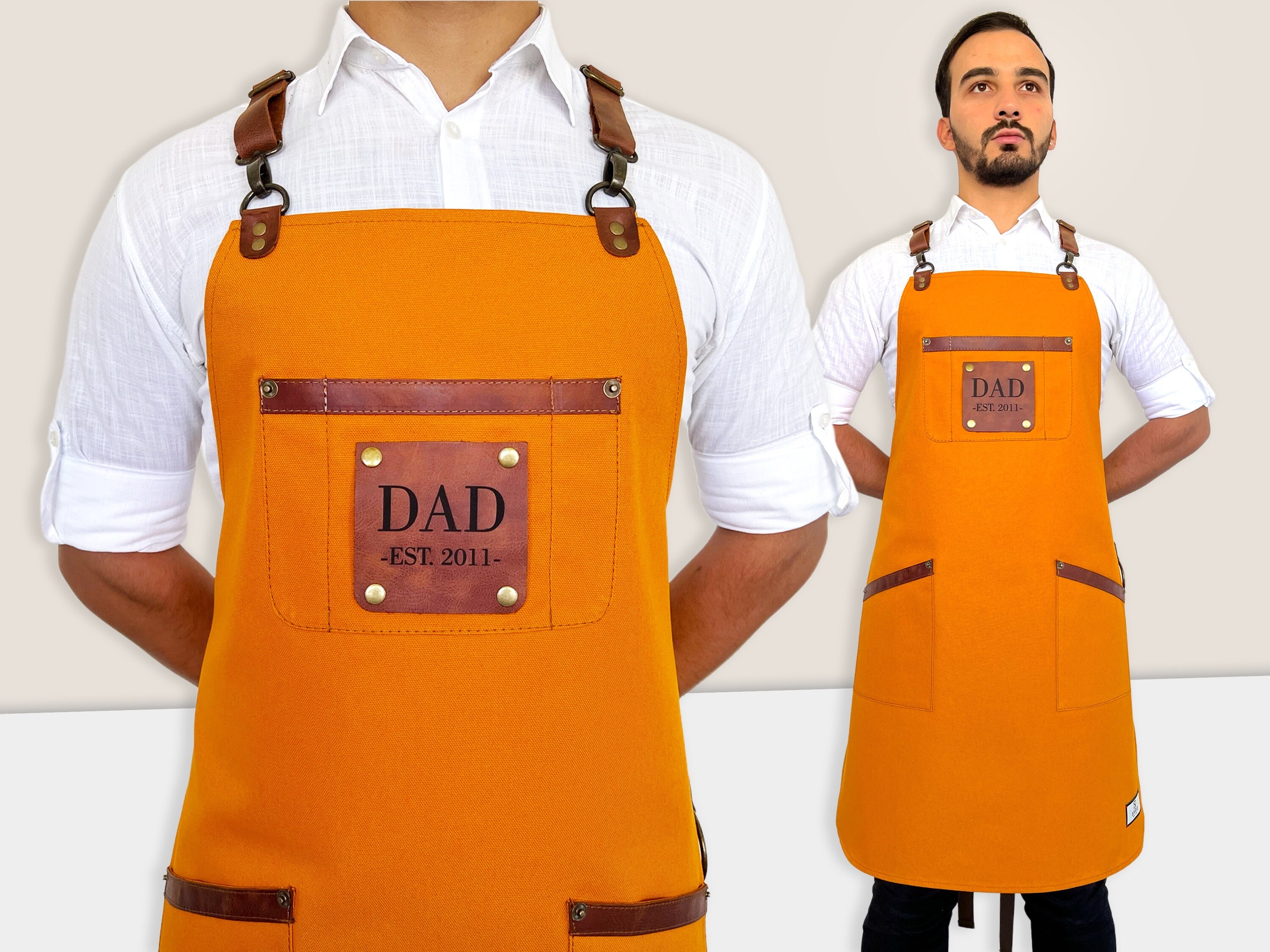Custom Apron for Men and Women Cross-back Professional - Etsy