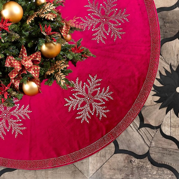 Elegant Christmas Tree Skirts - Etsy