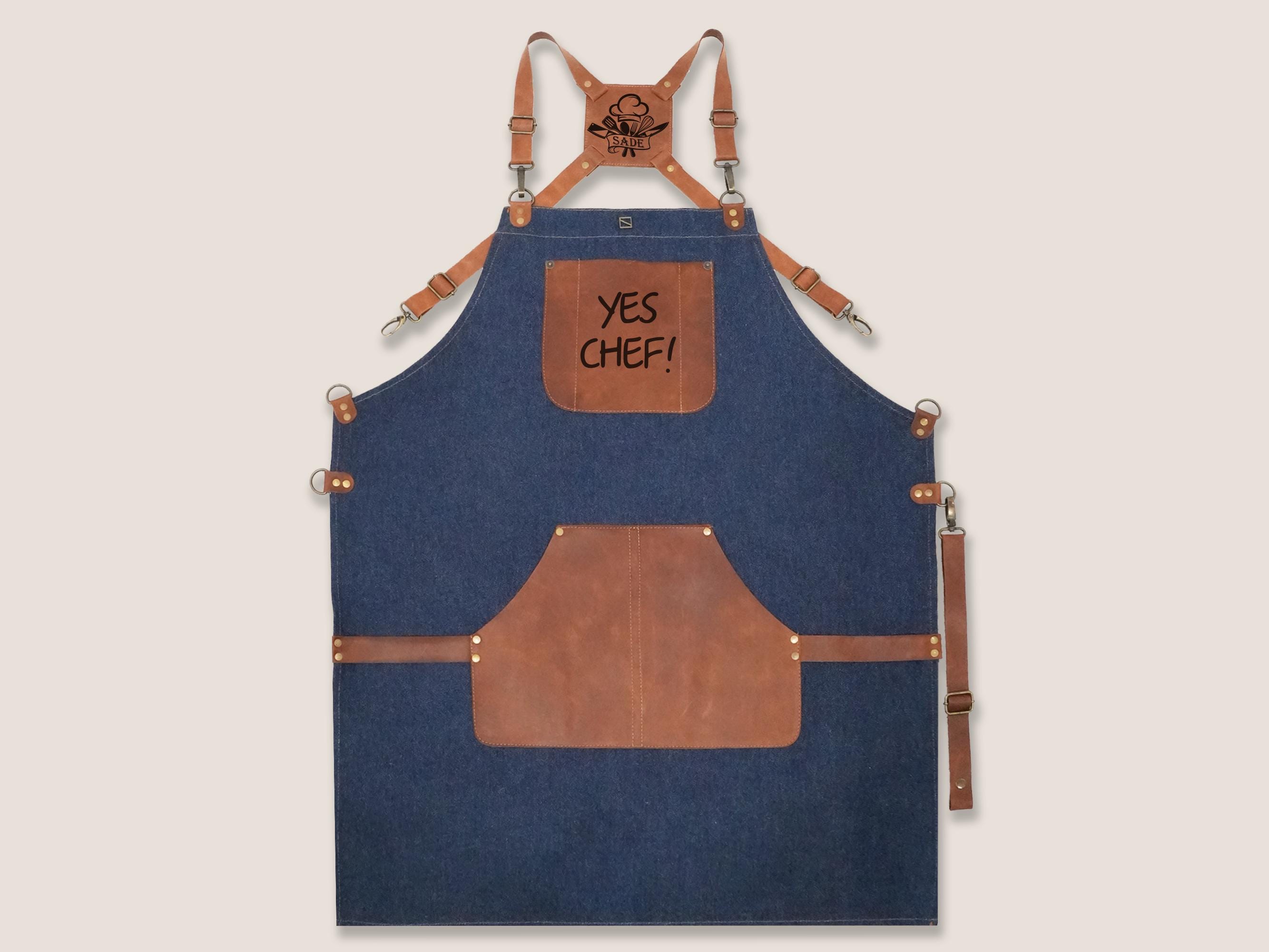 Personalized Apron for Men and Women - Adjustable Canvas Apron With ...