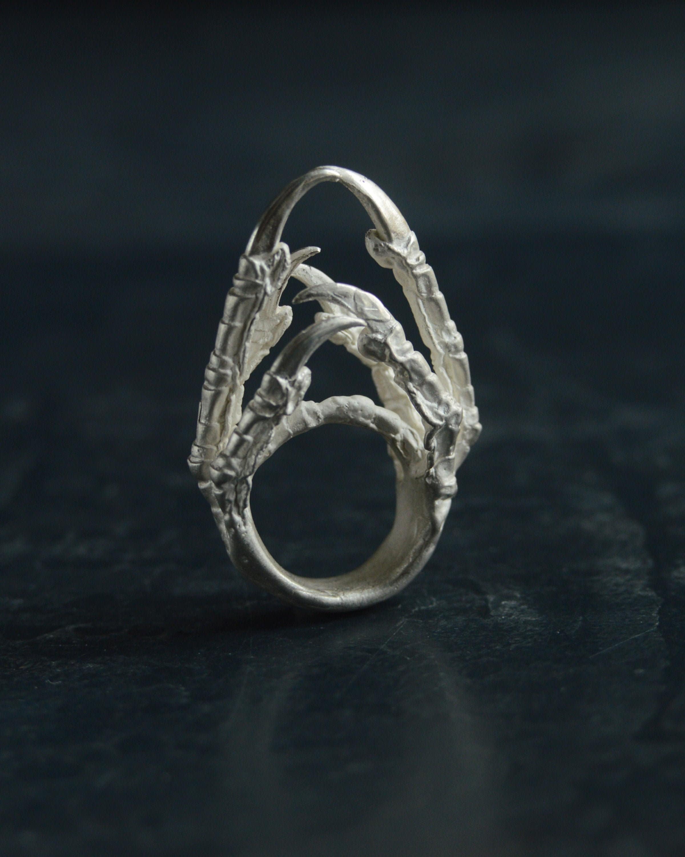 Alchemy Gothic Ring Dragon Claw Jewelry Original Gift for - Etsy
