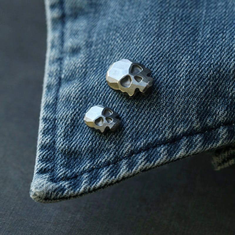 Skull Lapel Pin - Etsy