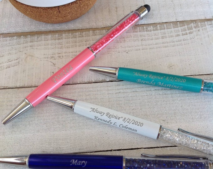 Personalized Stylus Ink Pen Engraved Stylus Engraved Ink Pens Gift for ...