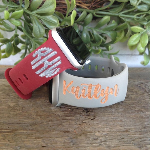 Apple Watch Monogram - Etsy