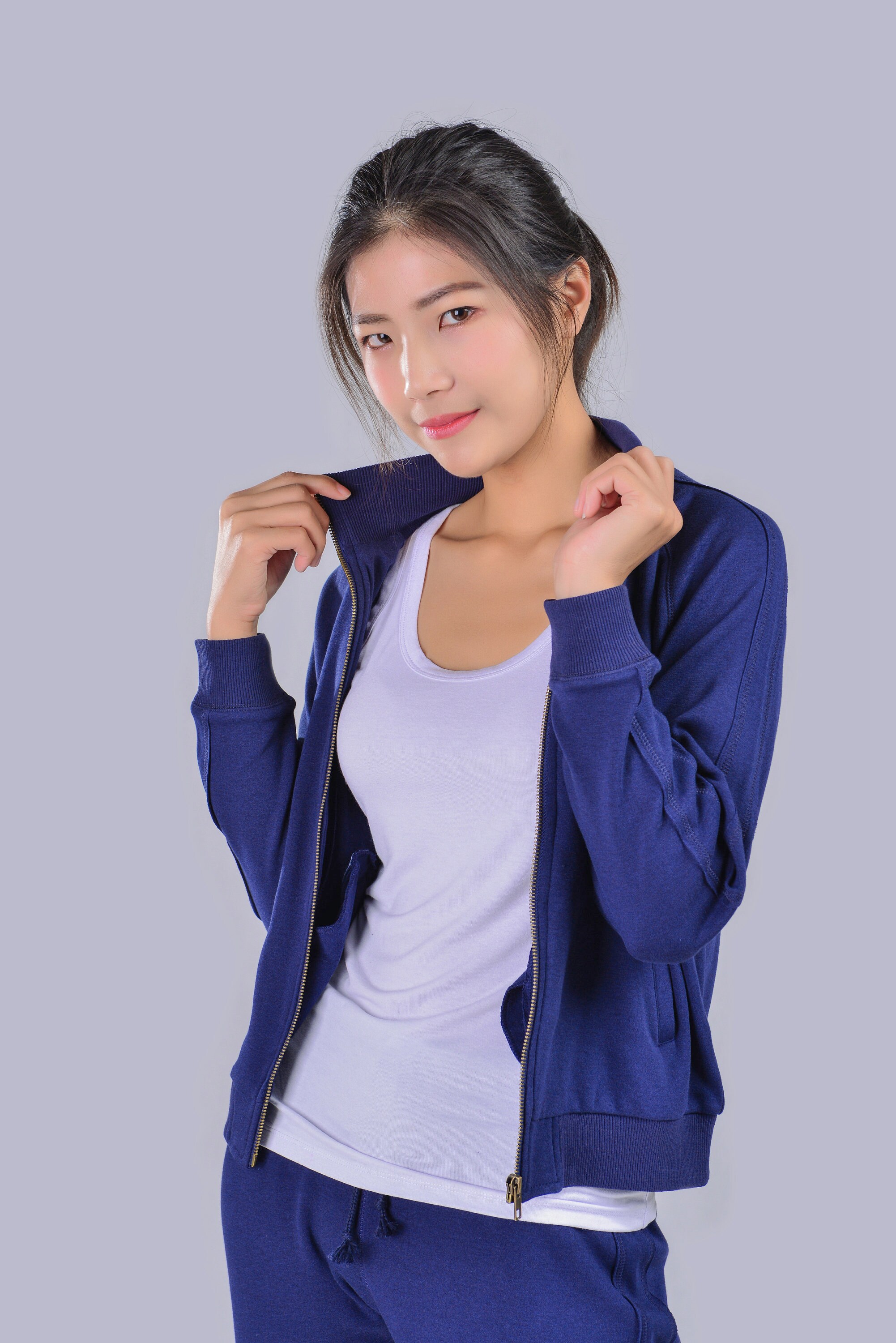 Womens Sweater Jacket Set Blue Zip Front Soft Fleece Embroidered - Etsy