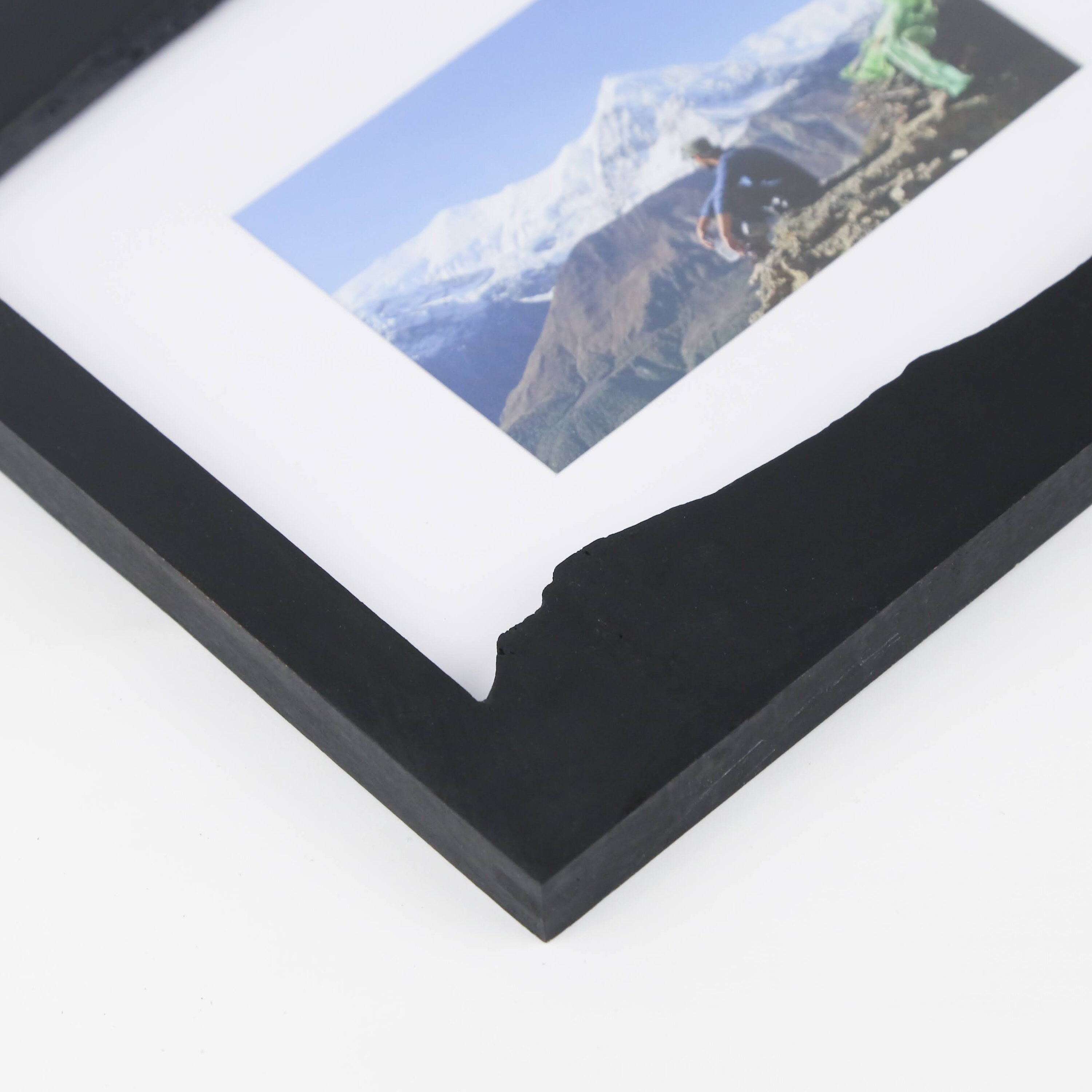 Black Live Edge Frame — Texas Hoover