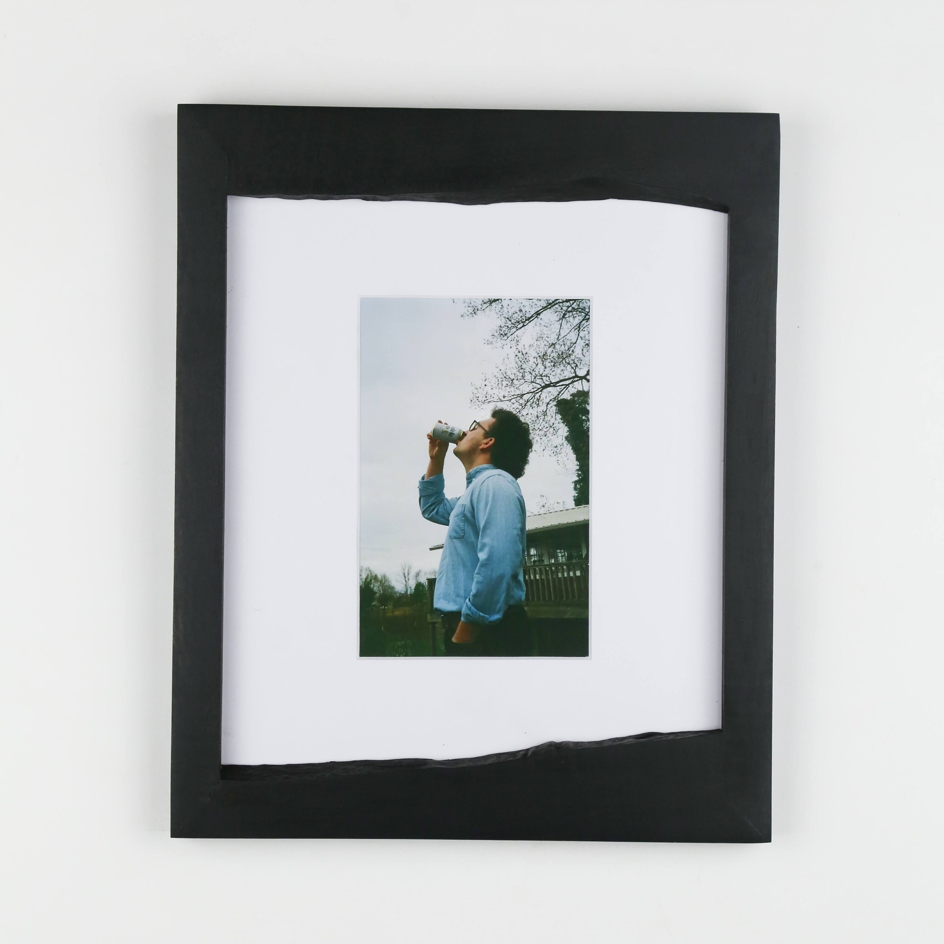 Black Live Edge Frame — Texas Hoover