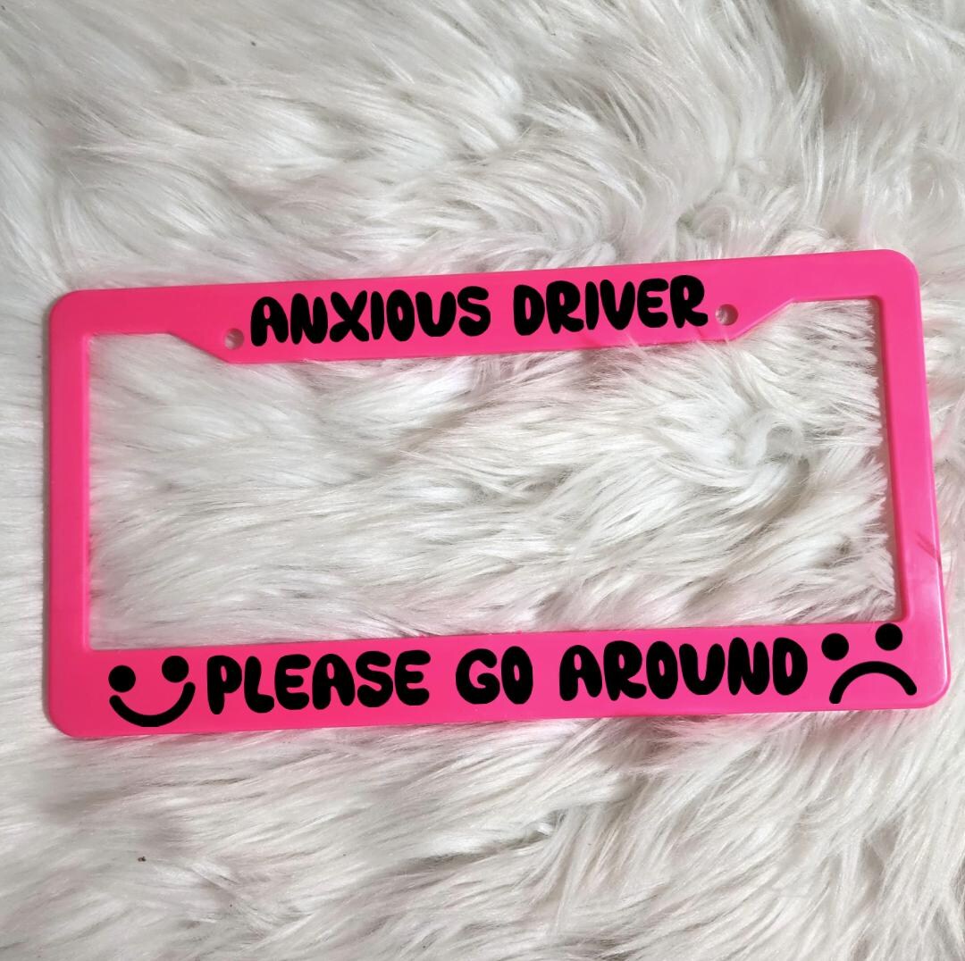 Mental Health Awareness License Plate Frame - Motivational & Inspiring ...