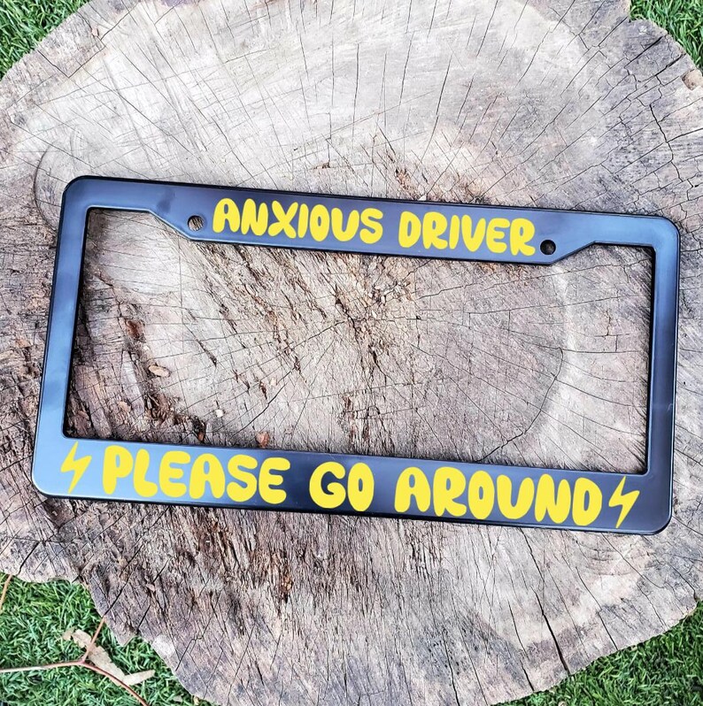 Mental Health Awareness License Plate Frame - Motivational & Inspiring ...