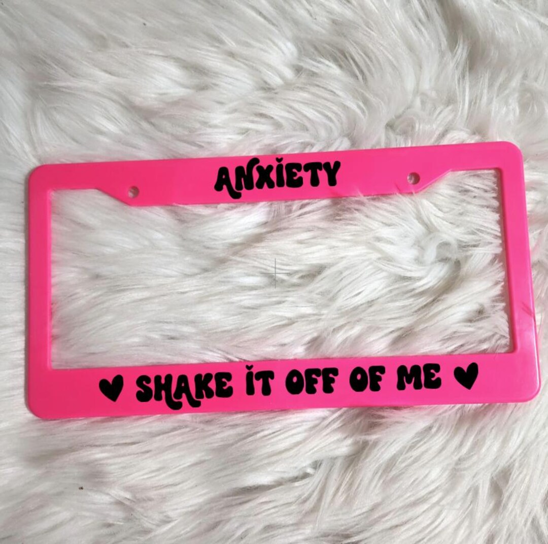 Mental Health Awareness License Plate Frame - Motivational & Inspiring ...