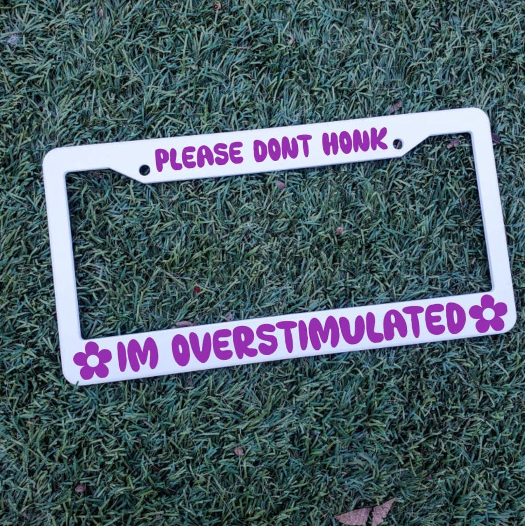 Mental Health Awareness License Plate Frame - Motivational & Inspiring ...
