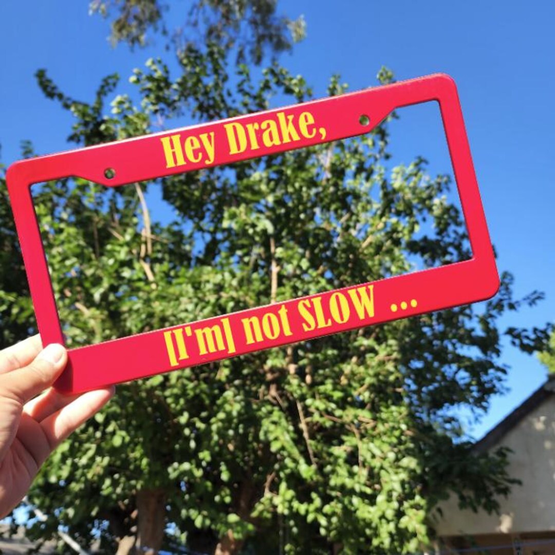 Kendrick Lamar License Plate Frames - (white)not Like Us - Hey Drake ...