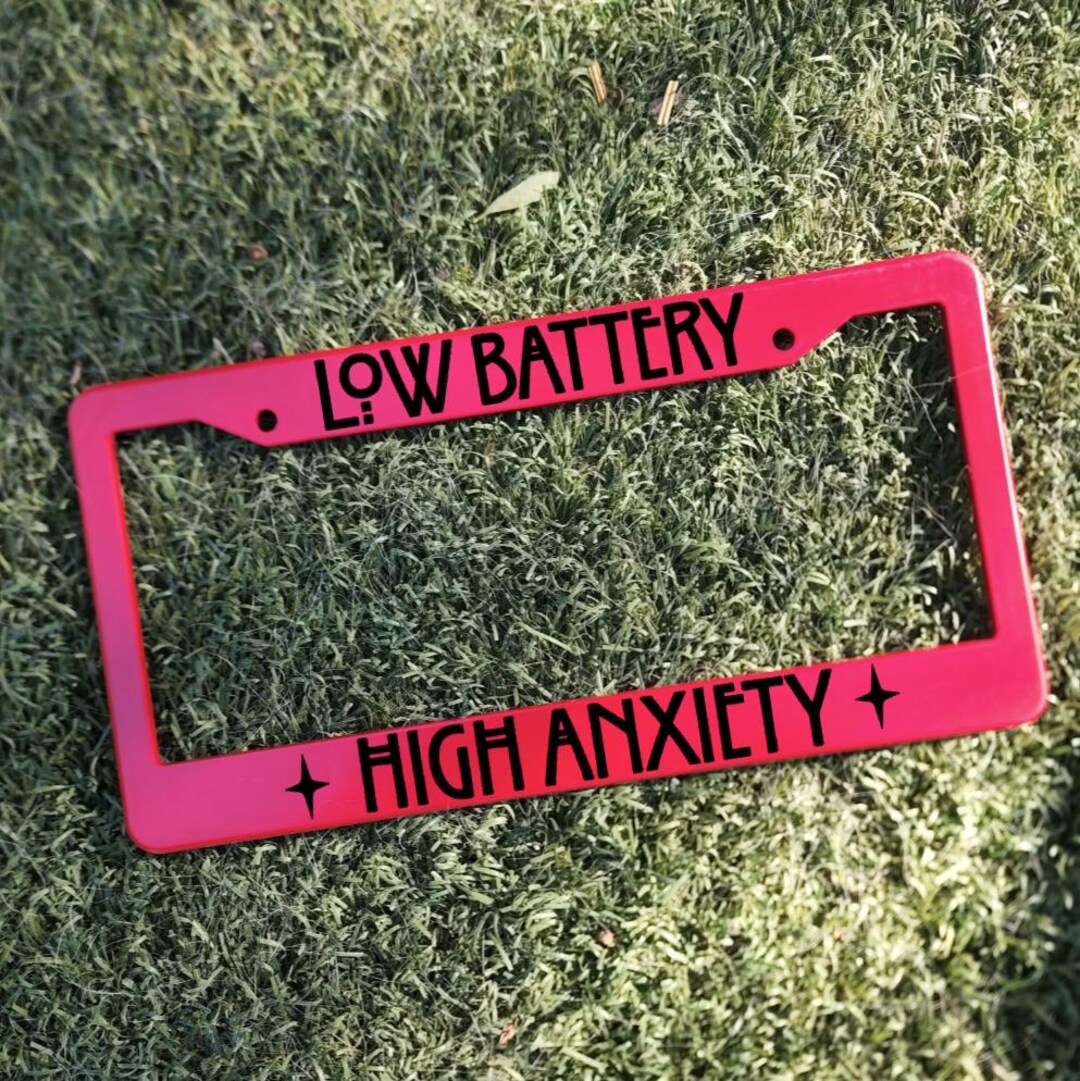 Mental Health Awareness License Plate Frame - Motivational & Inspiring ...