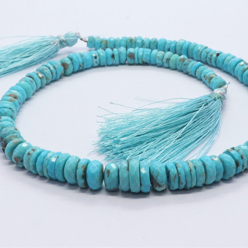 Rondelle Turquoise - Etsy