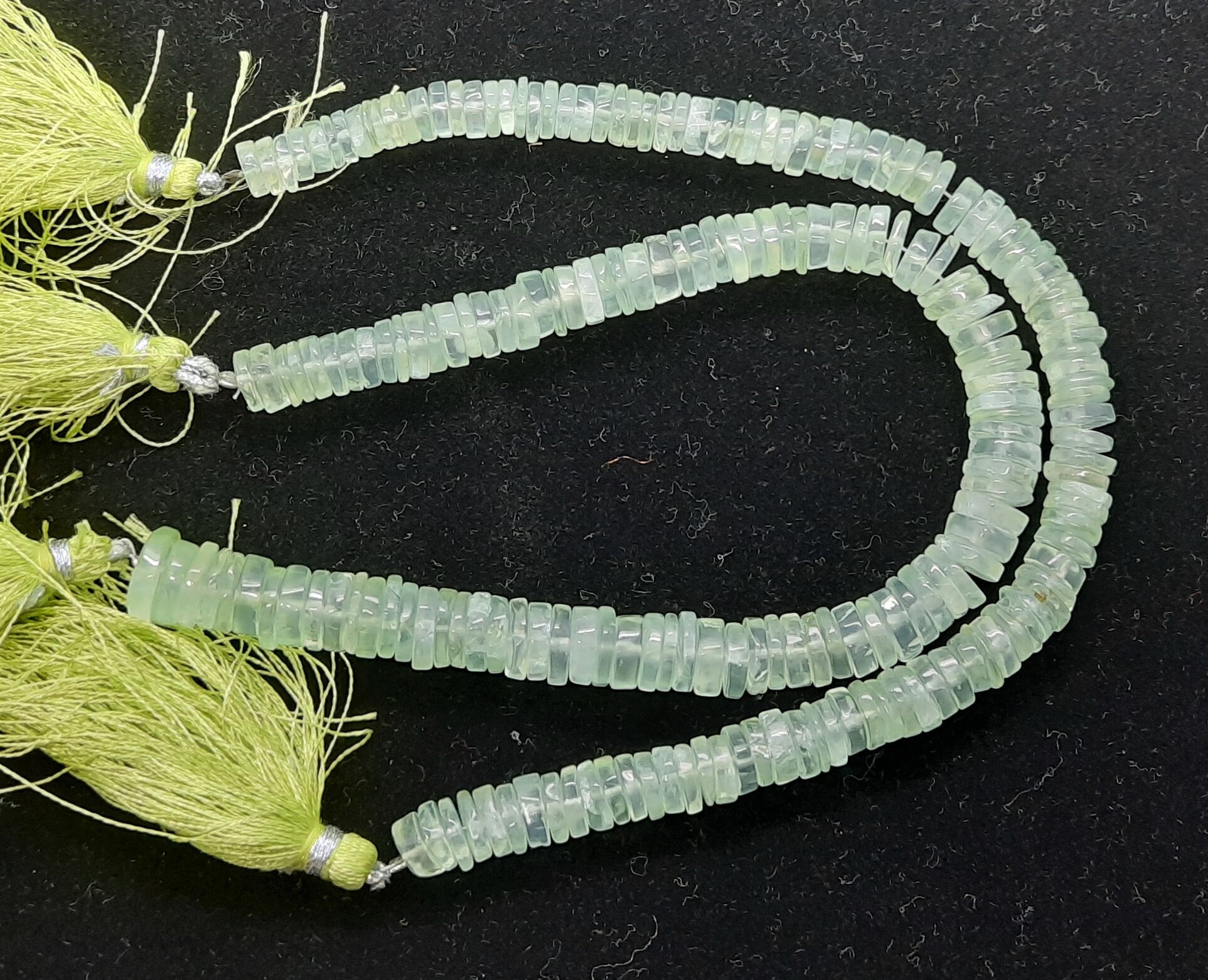 AAA Natural Prehnite Heishi Washer Beads 6-6.5 MM Prehnite - Etsy UK