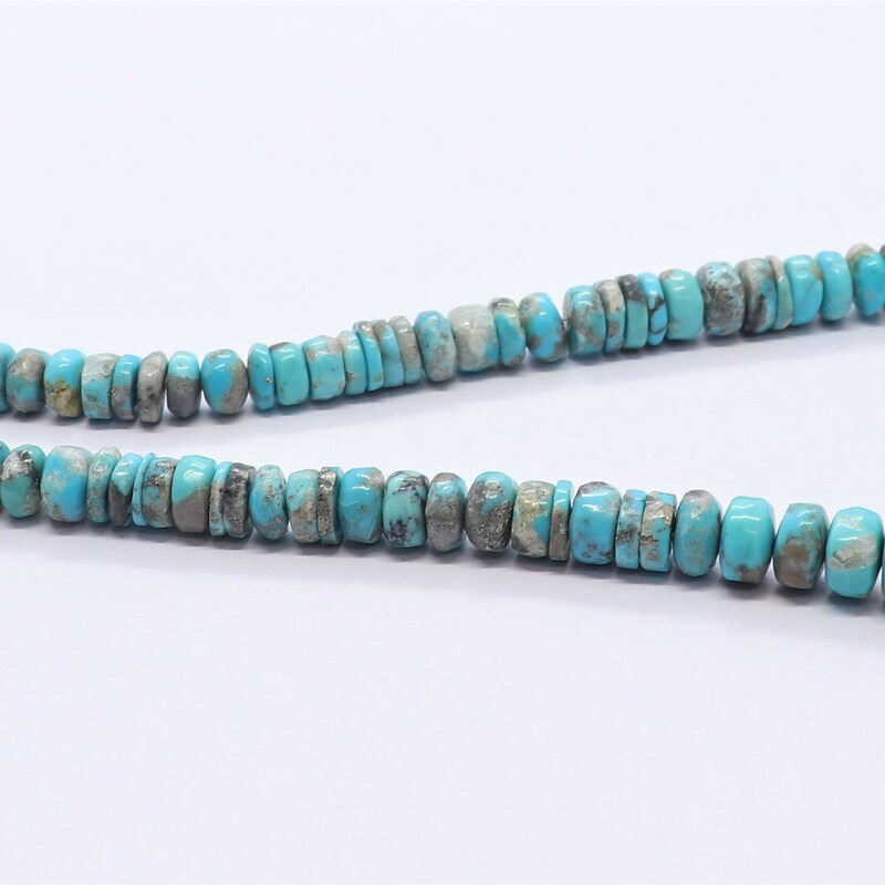 Rondelle Turquoise - Etsy