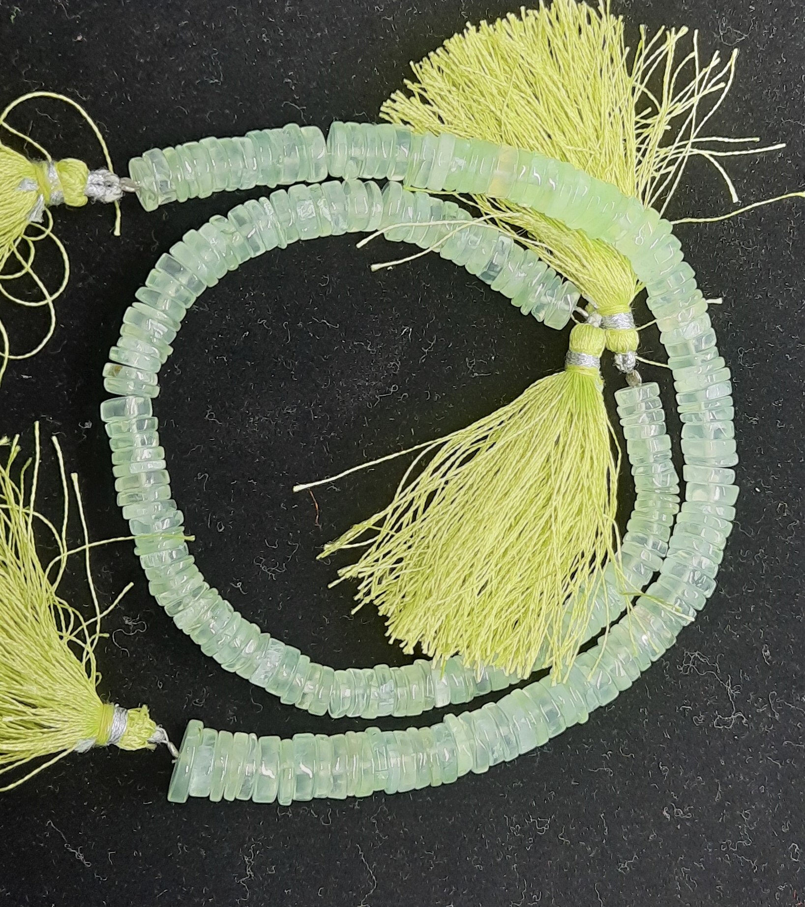 AAA Natural Prehnite Heishi Washer Beads 6-6.5 MM Prehnite - Etsy UK