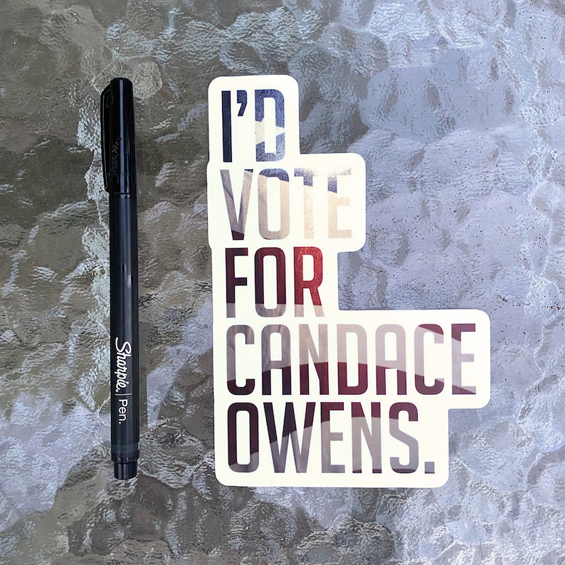 Candace Owens Sticker Conservative Woman Sticker Free - Etsy