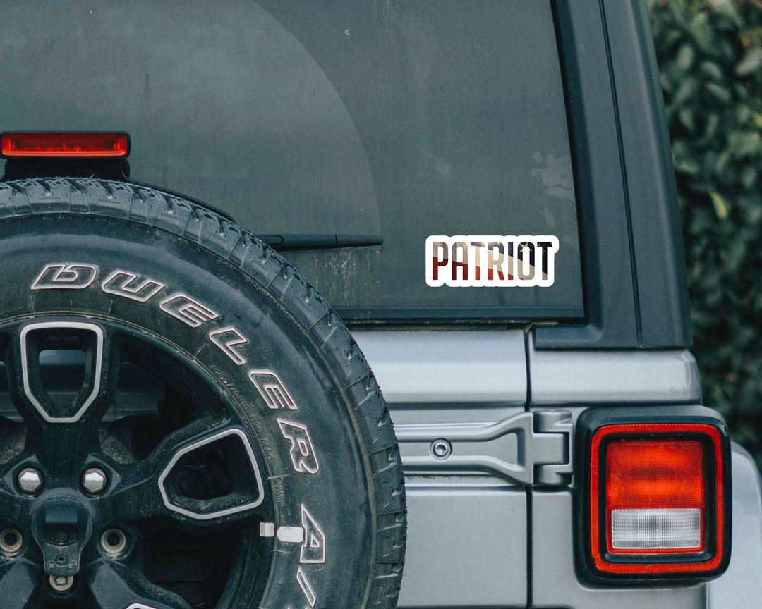 Patriot Sticker, American Patriot, Patriot Decal, Conservative Sticker ...