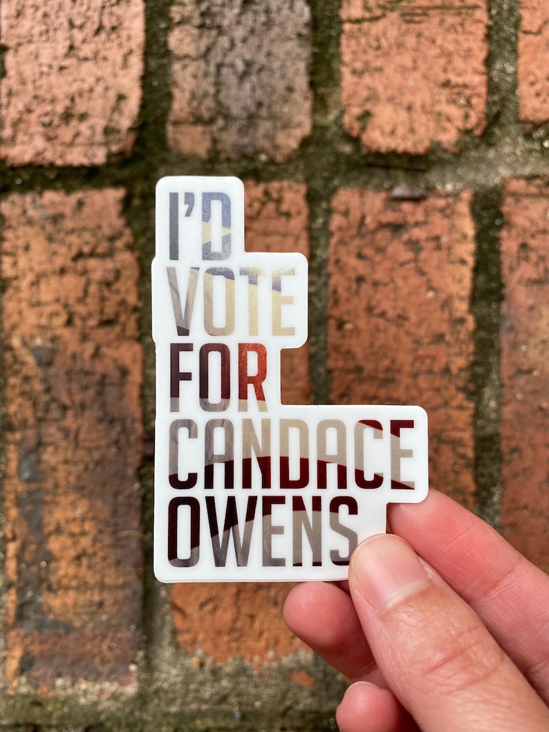 Candace Owens Sticker Conservative Woman Sticker Free - Etsy