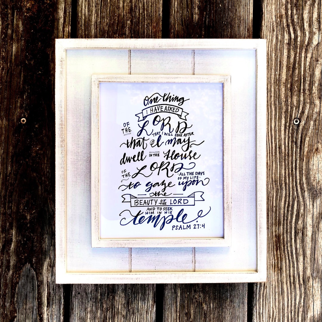 Custom Calligraphy, Christian Wall Art, Bible Verse Wall Art, Christian ...